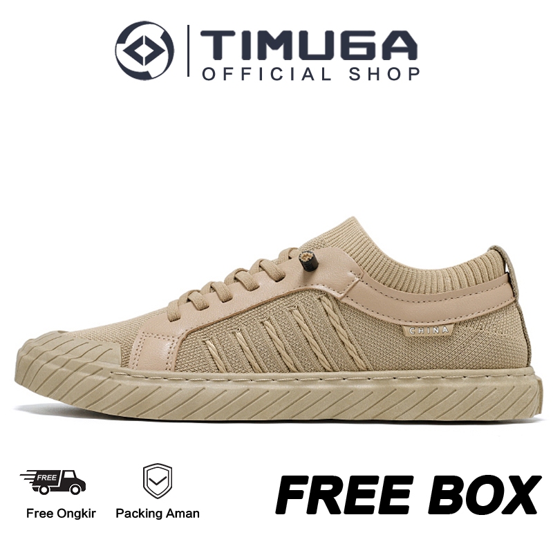 Jual TIMUGA Sepatu Pria Slip On Kerja Sneakers Casual Outdoor Sepatu ...