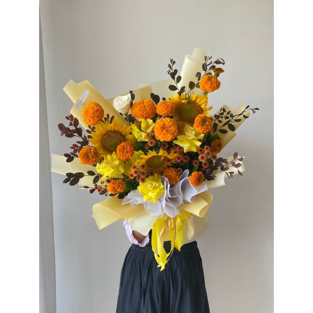 Jual Amber Bouquet /Bouquet Fresh Flower /Bouquet Wisuda /Bouquet Ultah ...