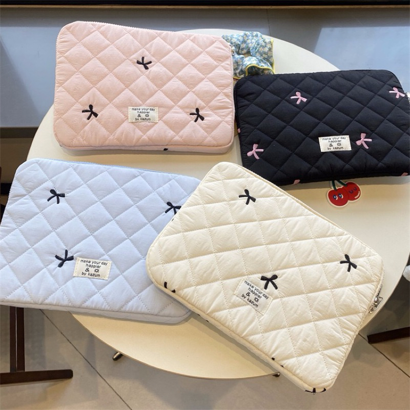 Jual Sleeve tablet dan laptop motif pita kekinian style korea tas ...