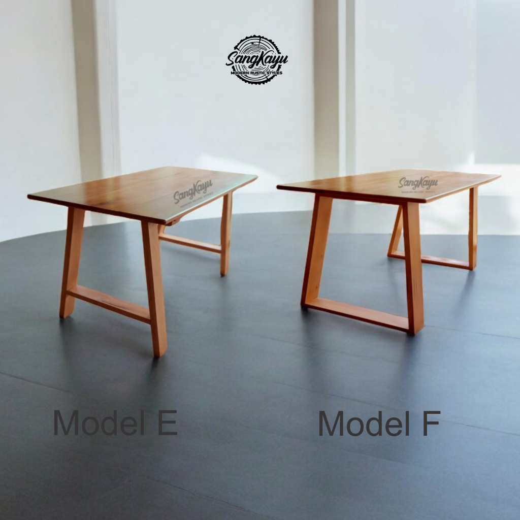 Jual SangKayu Meja Kayu Meja Minimalis 120x60x75 cm Meja Kerja Wooden ...