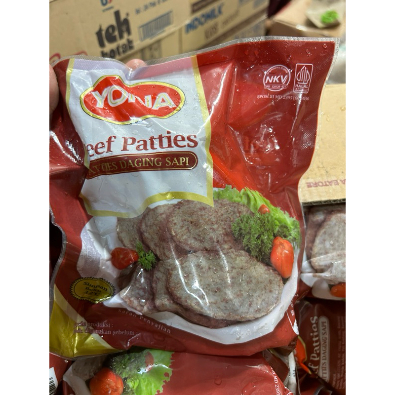 Jual Yona beef Patties 500 gram | Shopee Indonesia