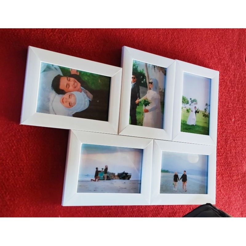Jual bingkai foto 4R 10x15 frame foto figura bingkai foto minimal 2pcs ...