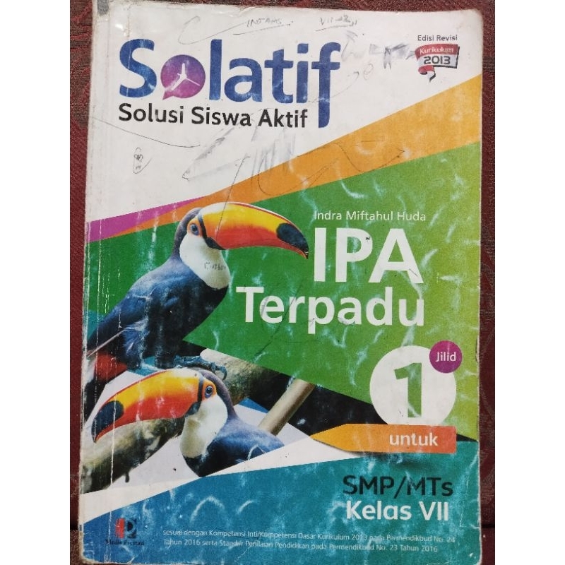 Jual Solatif IPA Terpadu SMP kelas VII 7 1 edisi revisi K13 | Shopee ...