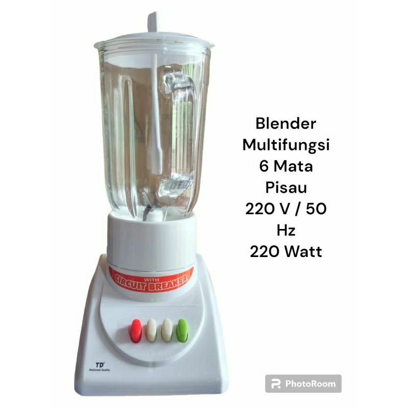Jual blender choper chopper coper 2 in 1 merk TD national quality ...