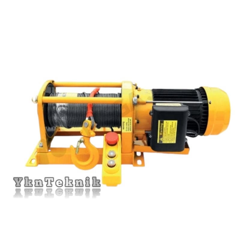 Jual Electric Winch Hoist 300 Kg x 70 Meter 1 Phase KDJ - E2 Winch ...