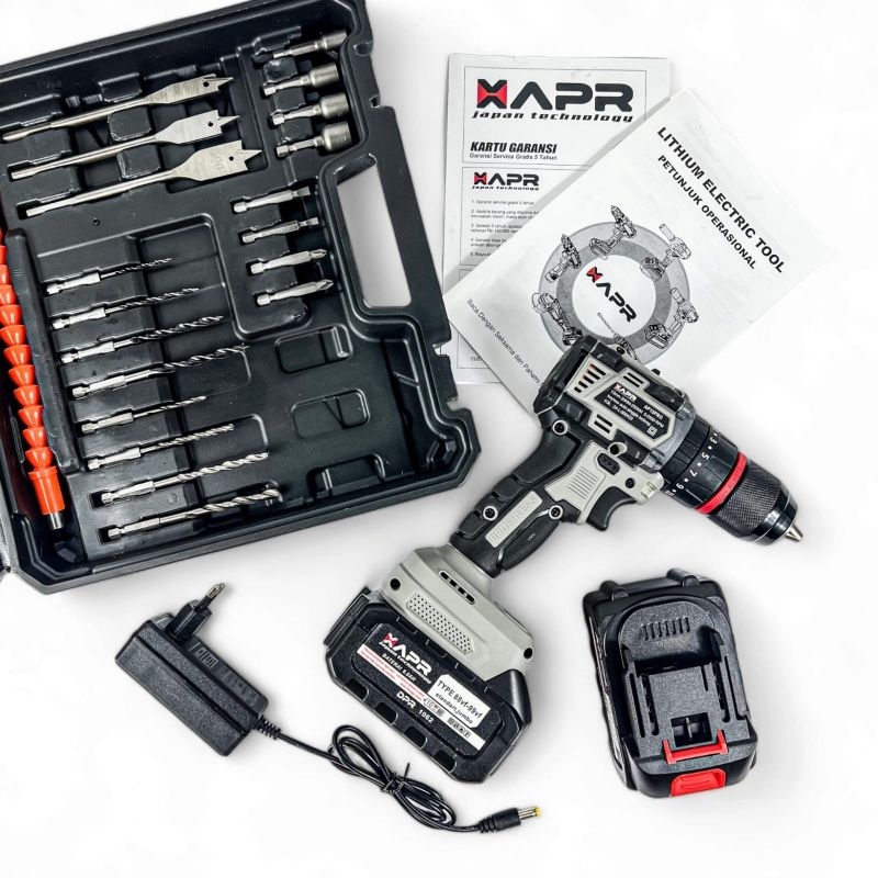 Jual (FLASHSALE) APR BOR AP13PRO BRUSHLES Premium 13mm auto single lock ...