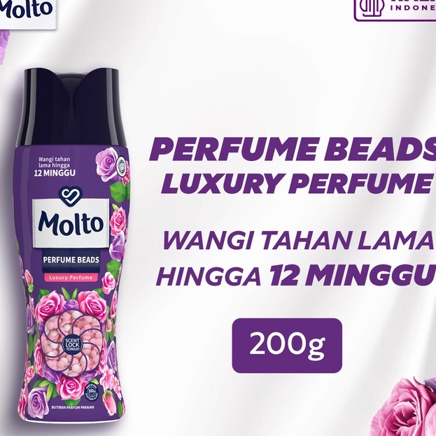 Jual Boom Molto Pelembut Pewangi Pakaian Softener Konsentrat Perfume Beads Luxury Perfume 2 g ...