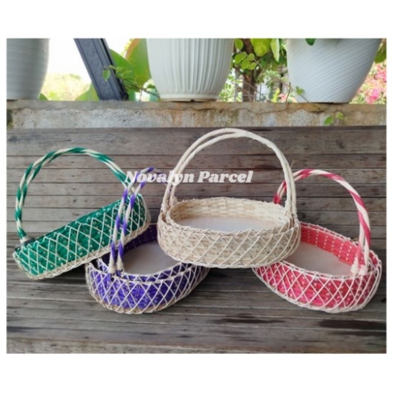 Jual Keranjang Parcel Rotan Model Nanas 1Set isi 2pcs | Shopee Indonesia