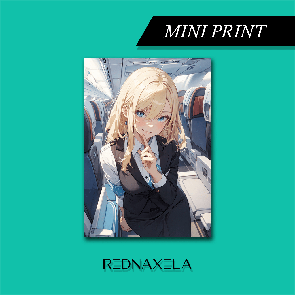 Jual Mini Print A6 - Flight Attendant Anime: High-Flying Hospitality ...