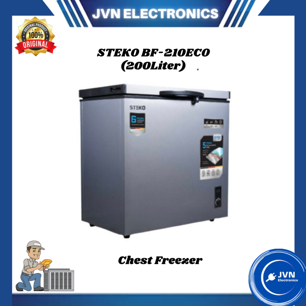 Jual Chest Freezer STEKO BF-210ECO (200Liter) | Shopee Indonesia