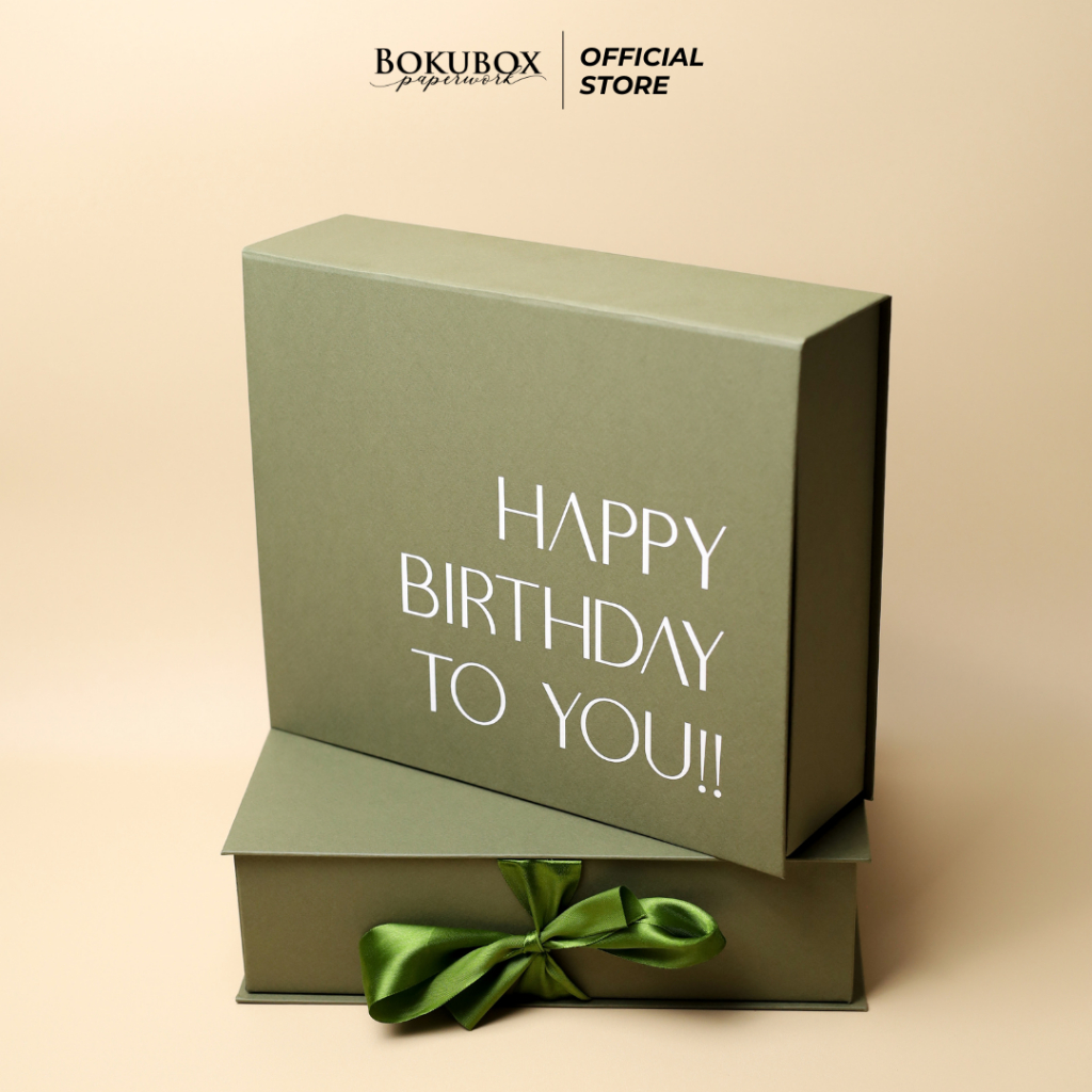 Jual [30x18x6] Hardbox Kancing Pita HIJAU ARMY Kotak Kado / Hardbox ...