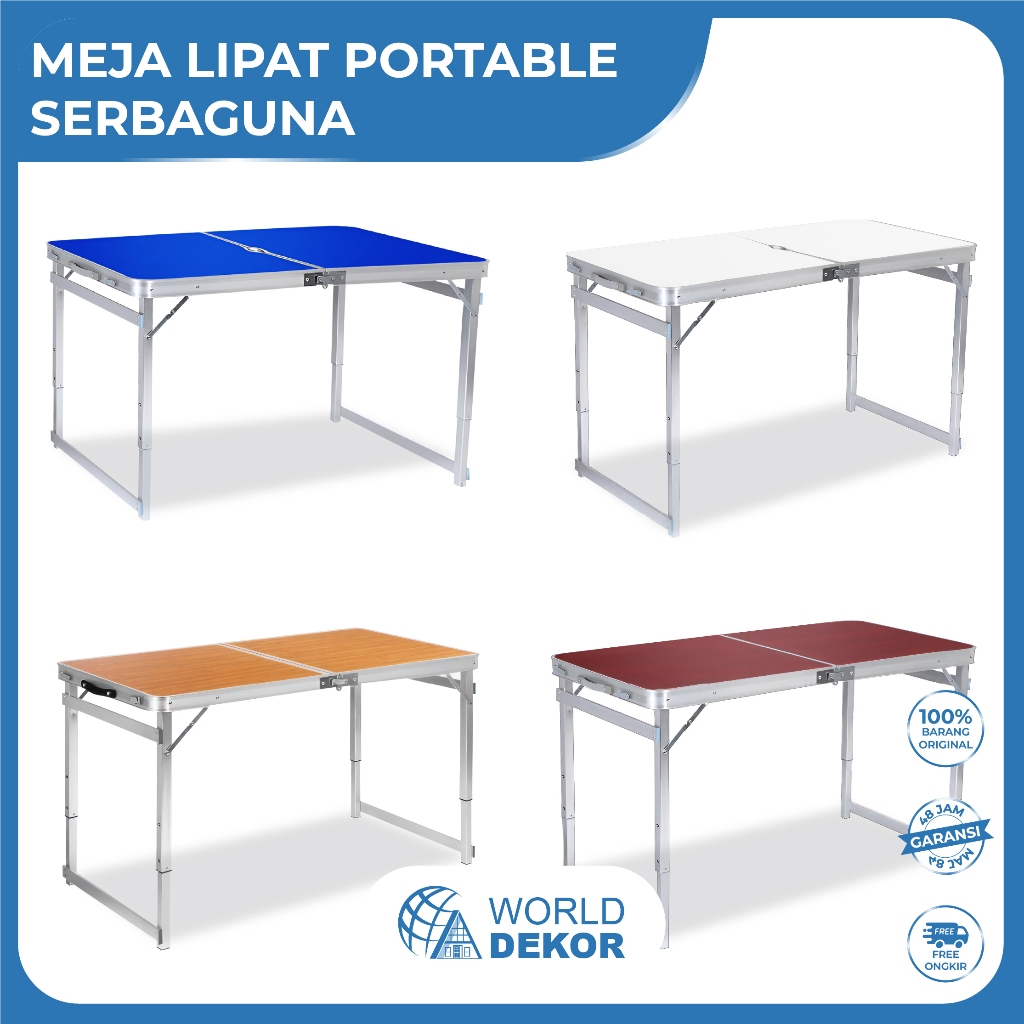 Jual Meja Lipat Kaki Kotak Meja Koper Meja Serbaguna Meja Lipat Portable Meja Kerja | Shopee ...