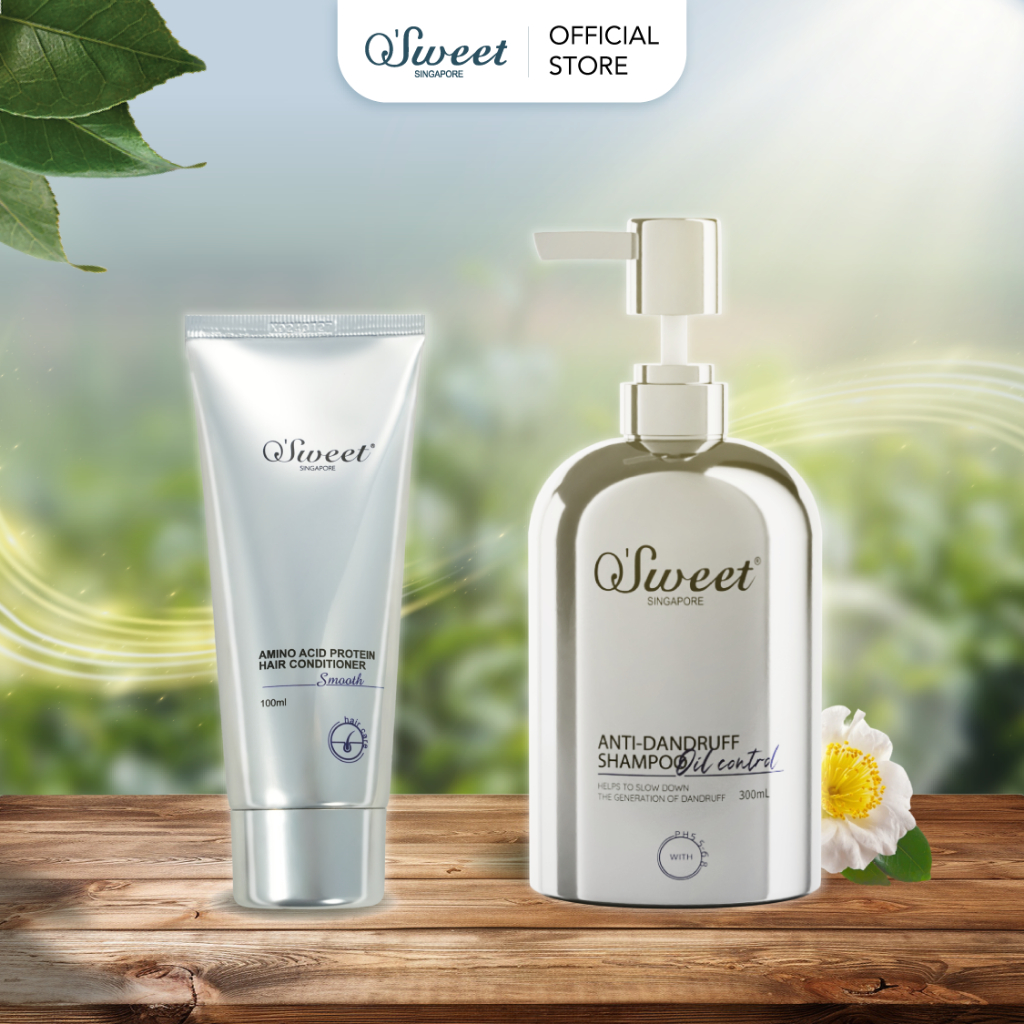 Jual O'Sweet Singapore | Bundling Anti Dandruff Shampoo 300ml & Amino ...