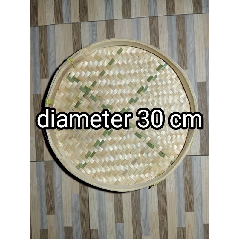Jual tampah bambu / tempeh bambu /tumpeng bambu mini/piring bambu Brkh ...