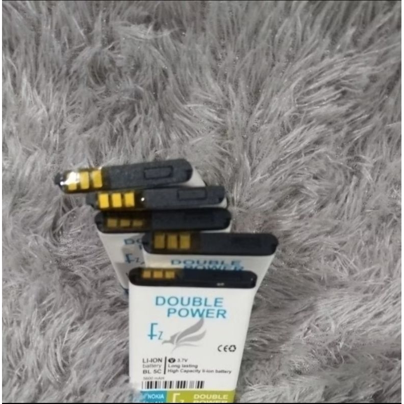 Jual Baterai Nokia BL 5C 4C Batrei batre Battery double dobel power FZ tahan lama | Shopee Indonesia