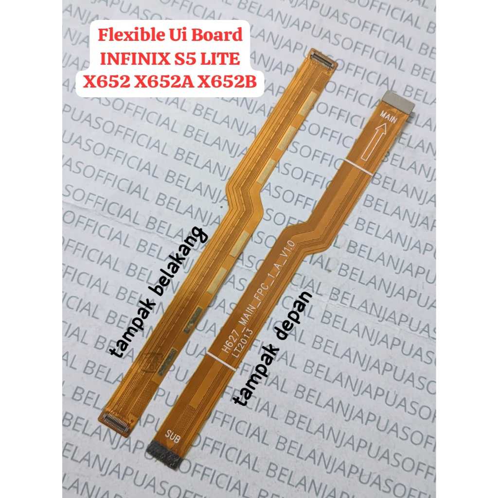 Jual Flexible Fleksibel Ui Board / Main Board / Flexible Tengah INFINIX S5 LITE X652 X652A X652B ...