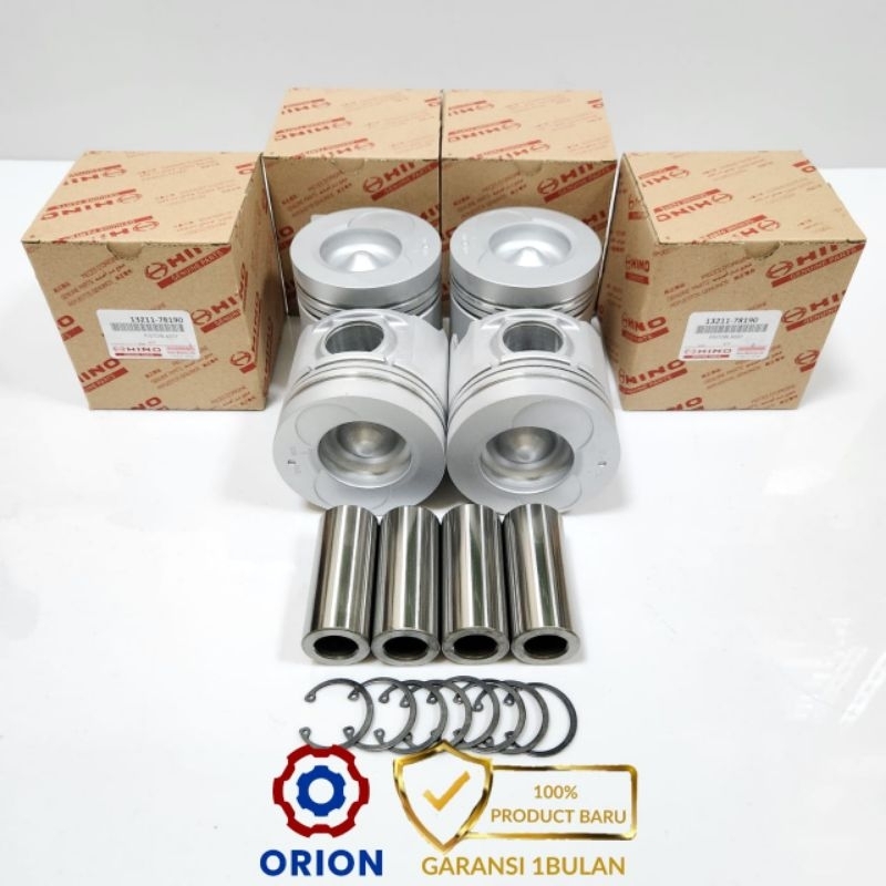 Jual PISTON ASSY HINO DUTRO HT130 HT 130 ORIGINAL BAHAN BAJA GARANSI 1 BULAN | Shopee Indonesia