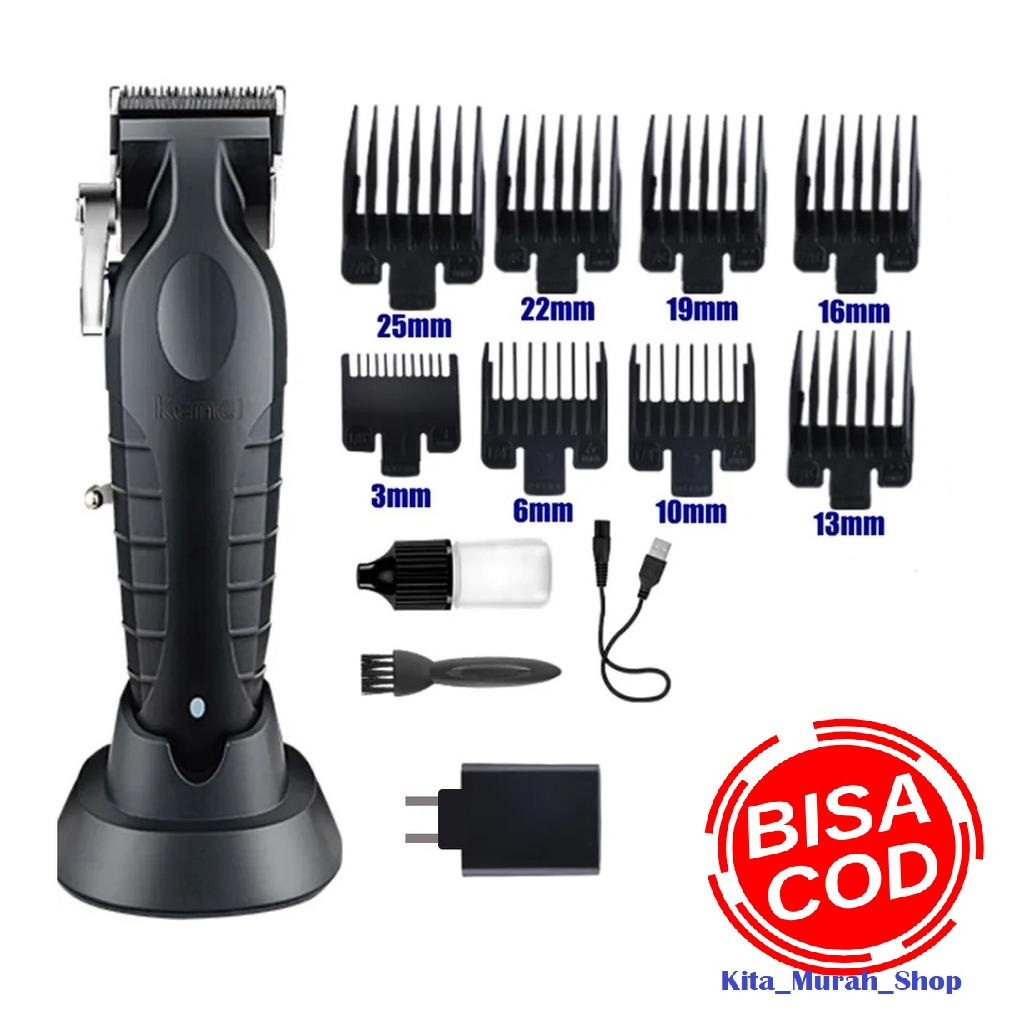Jual COD Mesin Cukur Rambut Kemei Km-2296 Km 2296 Professional Hair Clipper | Shopee Indonesia