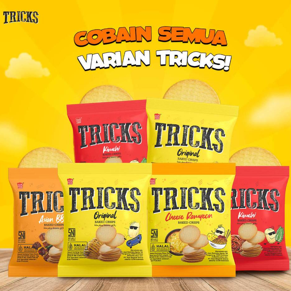 Jual Tricks Biskuit Kentang (1box = 10 sachet) | Shopee Indonesia