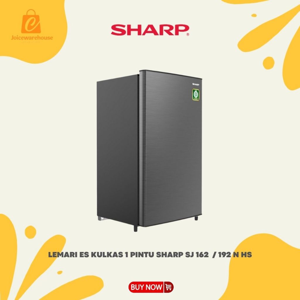 Jual KULKAS SHARP 1 PINTU SJ 162N-HS / SJ 192N-HS | Shopee Indonesia