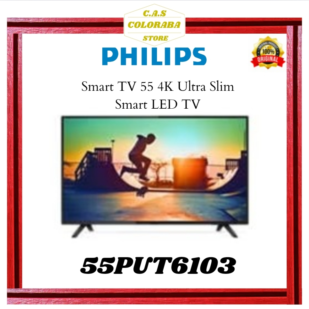 Jual TV PHILIPS 55PUT61033 SMART TV 55 INCH LED 4K UHD 55PUT61 55PUT ...