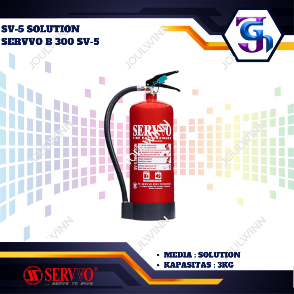 Jual SERVVO B 300 SV-5 3Kg SV-5 Solution, Portable - APAR | Shopee ...