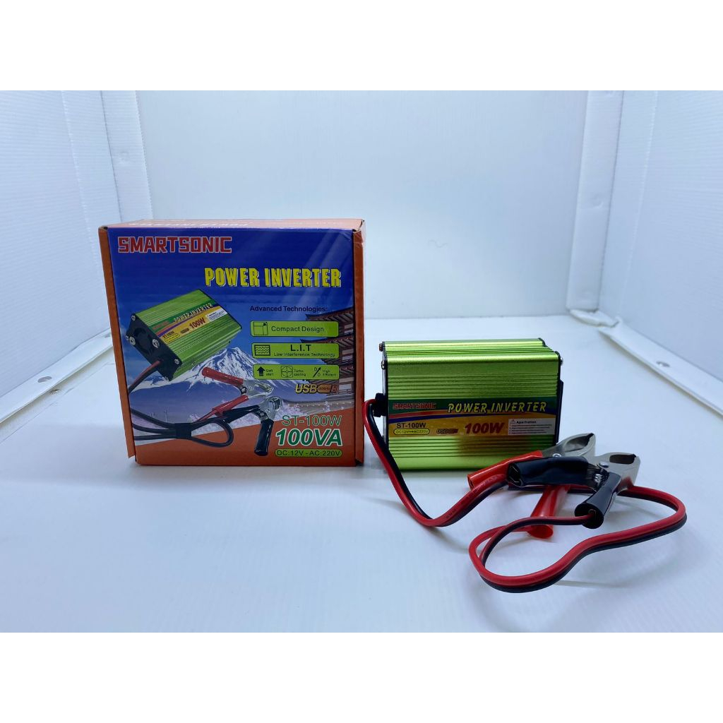 Jual SMARTSONIC Power Inverter 100 Watt 12Volt / Inverter 100W DC 12V ...