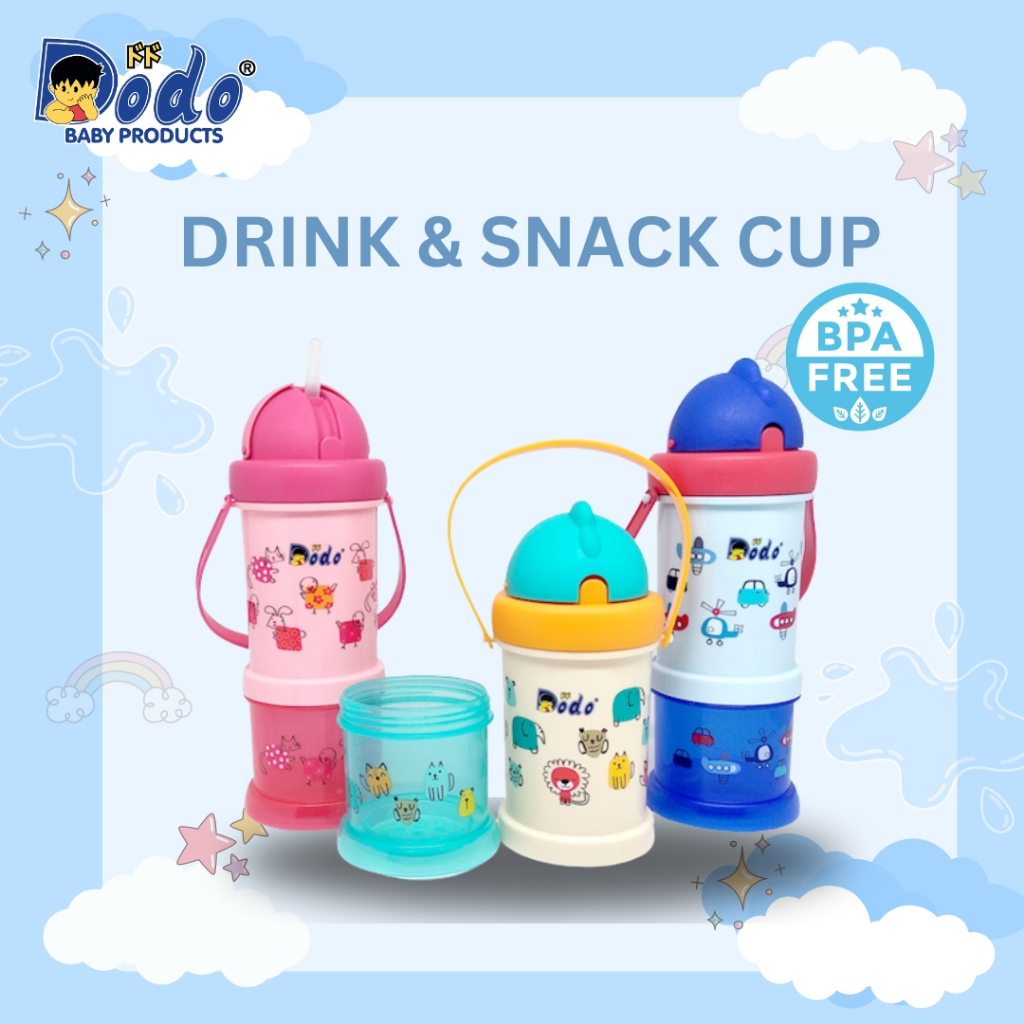 Jual Dodo 2in1 Drink and Snack Cup - Botol Minum anak 2 in 1 | Shopee ...