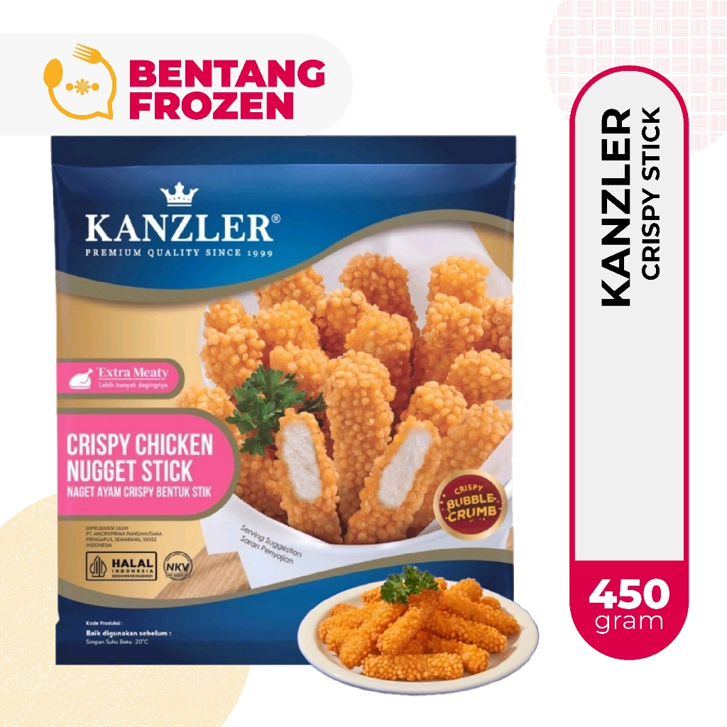Jual Kanzler Crispy Chicken Nugget Stick 450gr / Nugget Kanzler Stick ...