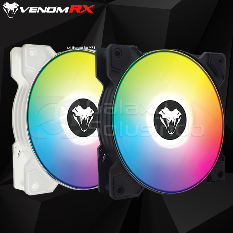 Jual VENOMRX EXTRA AUTO ARGB 120mm 3in1 Fan Case - Black White | Shopee ...