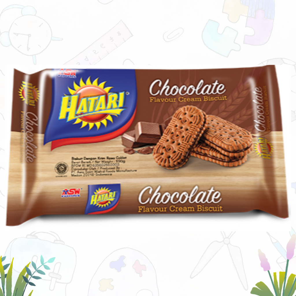 Jual Hatari Chocolate Cream Biscuits 190gr (pcs) | Shopee Indonesia