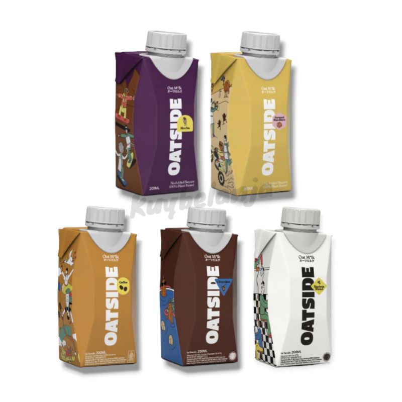 Jual OATSIDE Oat Milk 200ml Barista Blend Edition Chocolate/Hazelnut ...