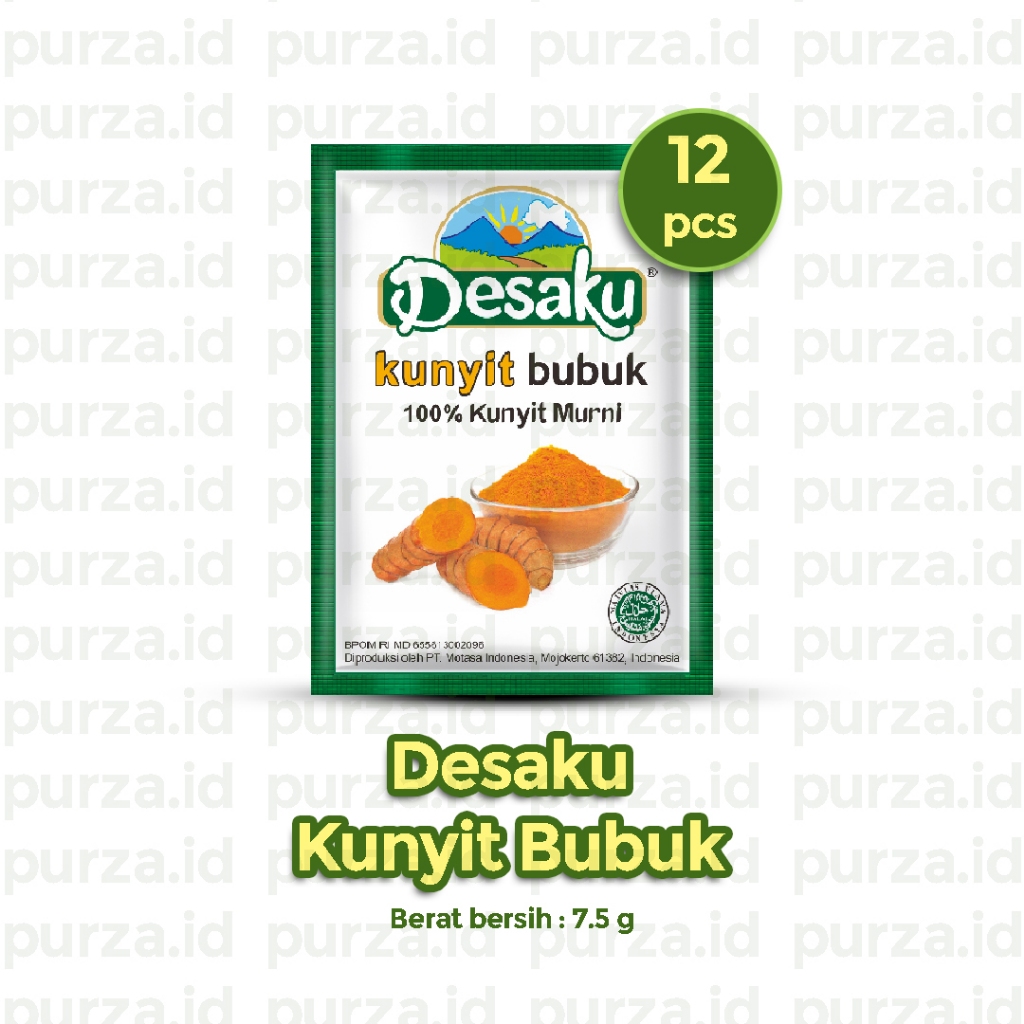 Jual Desaku Kunyit Bubuk 1 Renceng isi 12 psc | Shopee Indonesia