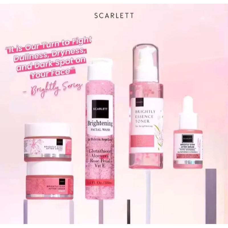 Jual SCARLETT BRIGHTLY EVER AFTER Satu Paket 5 varian | Shopee Indonesia