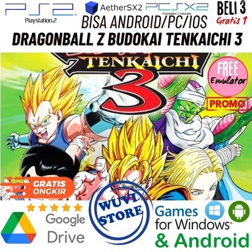 Jual PS 2 DragonBall Z Budokai Tenkaichi 3 | Bisa di PC / Android / IOS Plus Emulator | Beli 3 ...