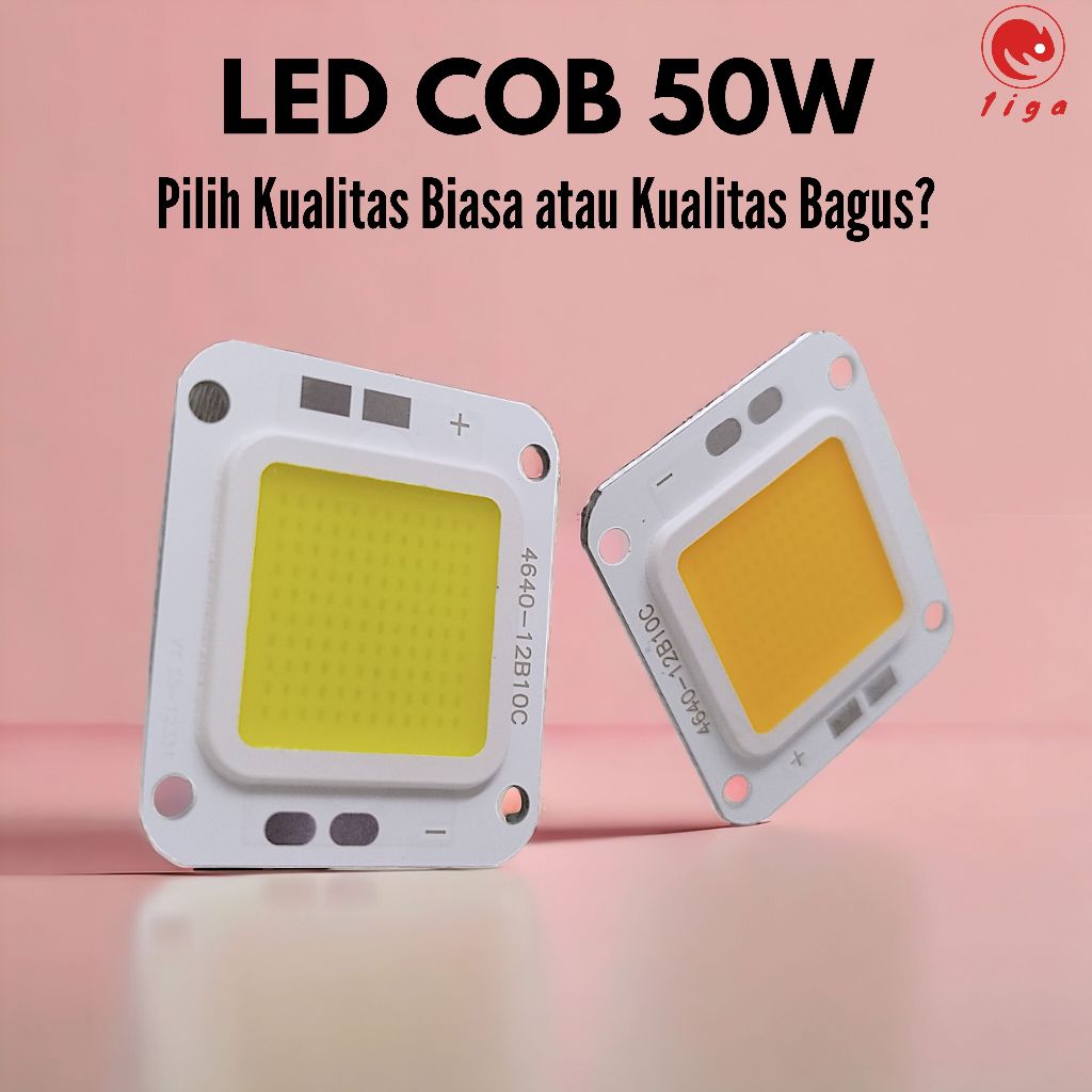 Jual Mata LED COB 50W 1400mA 1500mA 4640 12B10C Untuk Bohlam Lampu ...