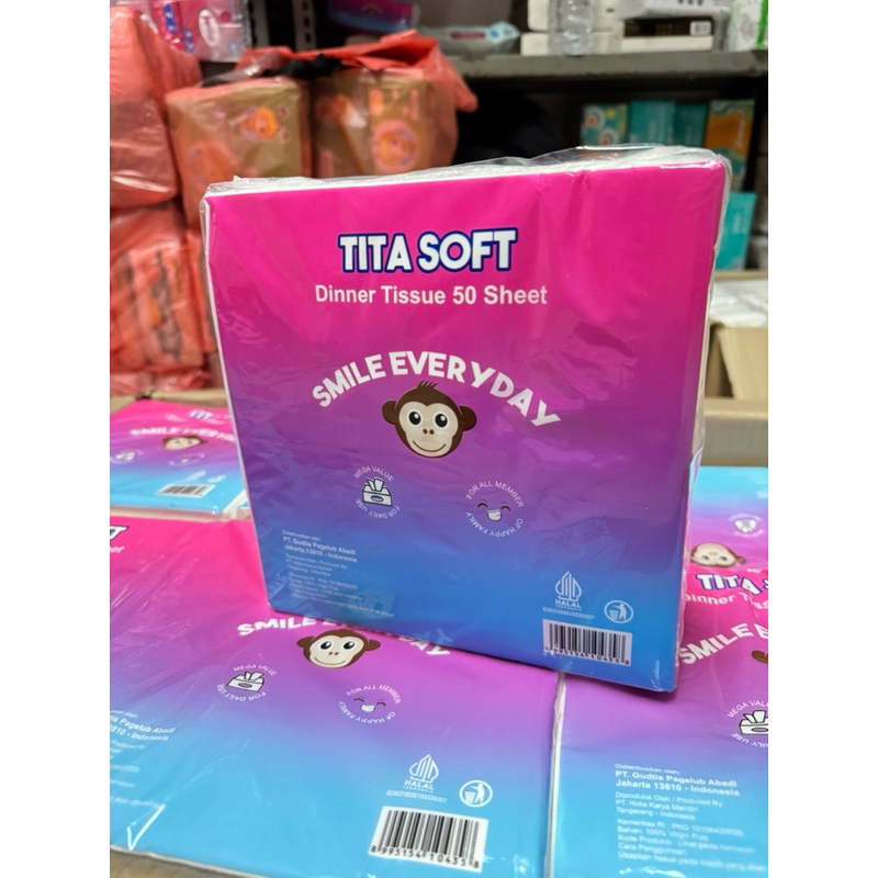 Jual Tissue dinner titasoft 50 sheet | Shopee Indonesia