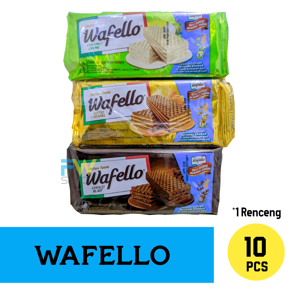 Jual Roma wafello 1 renceng isi 10 pcs 17 gr | Shopee Indonesia