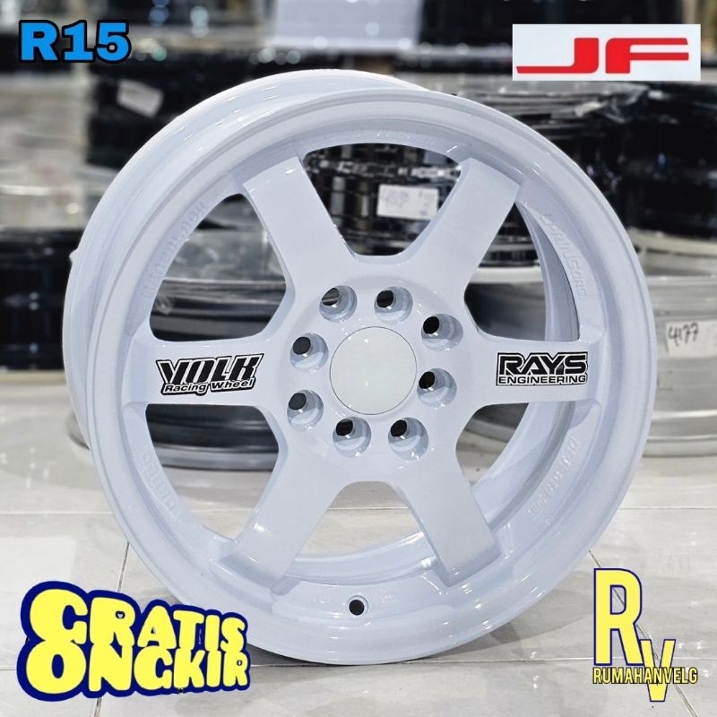 Jual velg racing mobil R15 TE37 PCD 4X100 - 4X114,3 Avanza Xenia Livina velg racing mobil ring ...