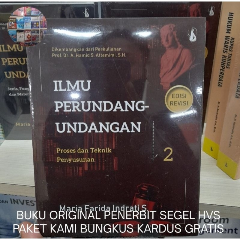 Jual Buku Original HVS Ilmu Perundang-undangan Proses dan Teknik Penyusunan Edisi Revisi - Maria ...