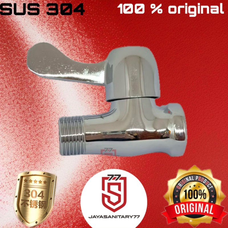 Jual Stop Kran/Keran Lurus Drat Luar Dalam 1/2" inch (KT-001) | Shopee ...