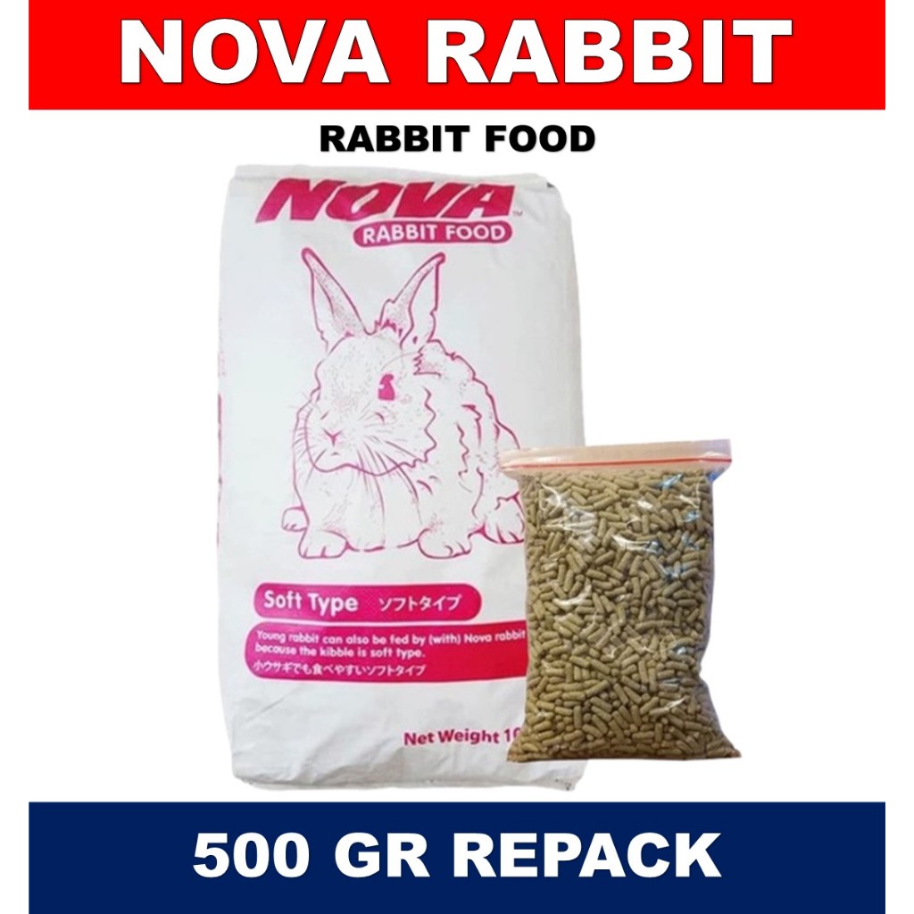 Jual NOVA RABBIT ALFALFA REPACK 500 GR MAKANAN KELINCI | Shopee Indonesia