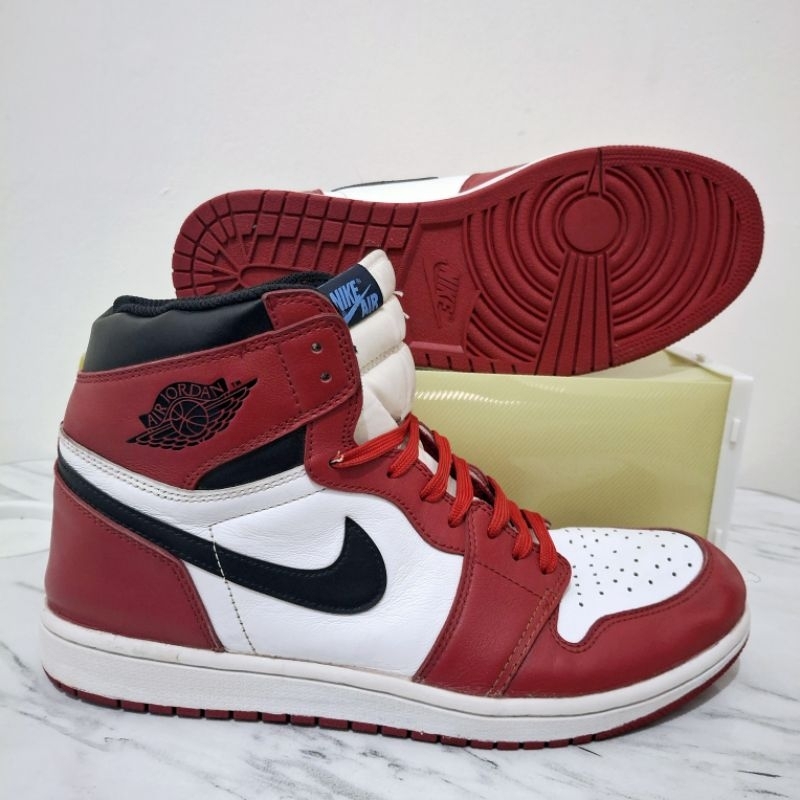 Jual Sepatu Nike Retro Air Jordan 1 Retro High OG 'Chicago' (Second ...