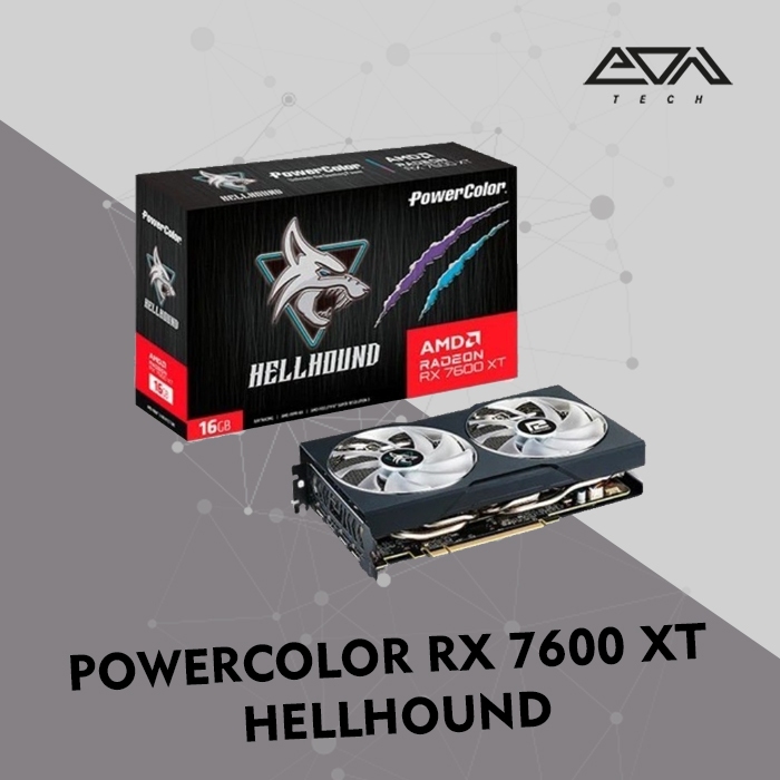 Jual VGA Card Powercolor RX 7600 XT / RX 7600XT Hellhound 16GB GDDR6 ...