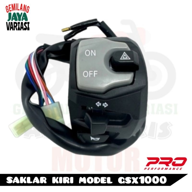 Jual SAKLAR KIRI MOGE MODEL GSX PLUS HAZARD UNIVERSAL MOTOR | Shopee ...