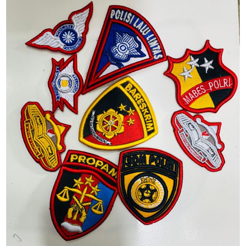 Jual LOGO SATUAN POLRI | LOGO RESKRIM | LOGO LANTAS | LOGO INSPEKTORAT ...