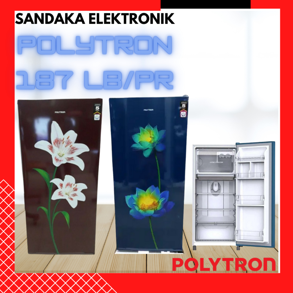 Jual Kulkas POLYTRON Kulkas 1 Pintu PRB 187 LB/PR Kapasitas 180 Liter ...