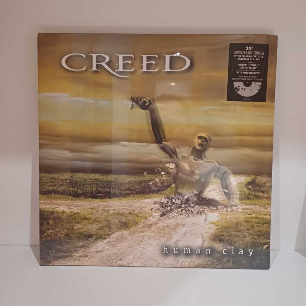 Jual Vinyl LP Creed - Human Clay (25th Anniversary Colored Smoke Silver ...