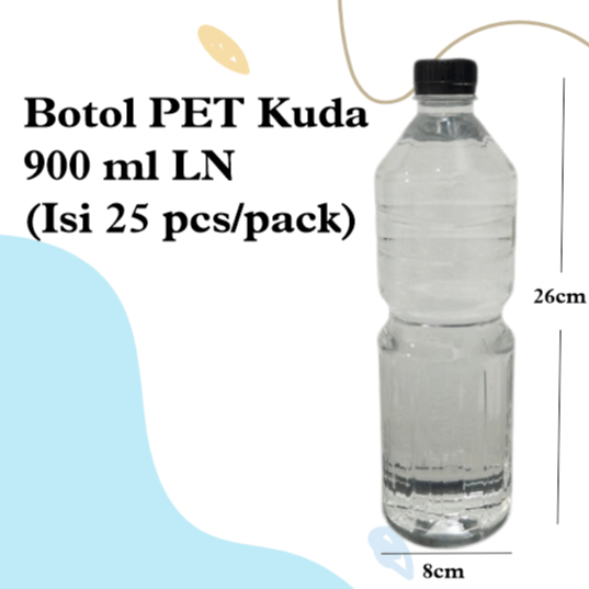 Jual Botol pet Kuda 900ml LN (25 pcs) | Shopee Indonesia
