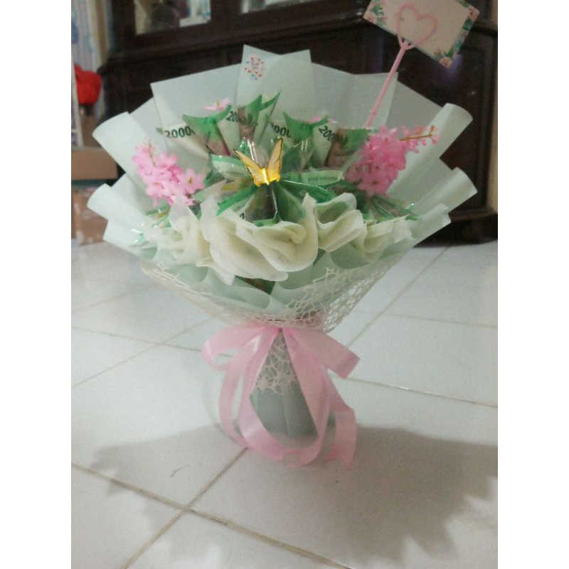 Jual Buket bunga uang di juragan buket cantik | Shopee Indonesia